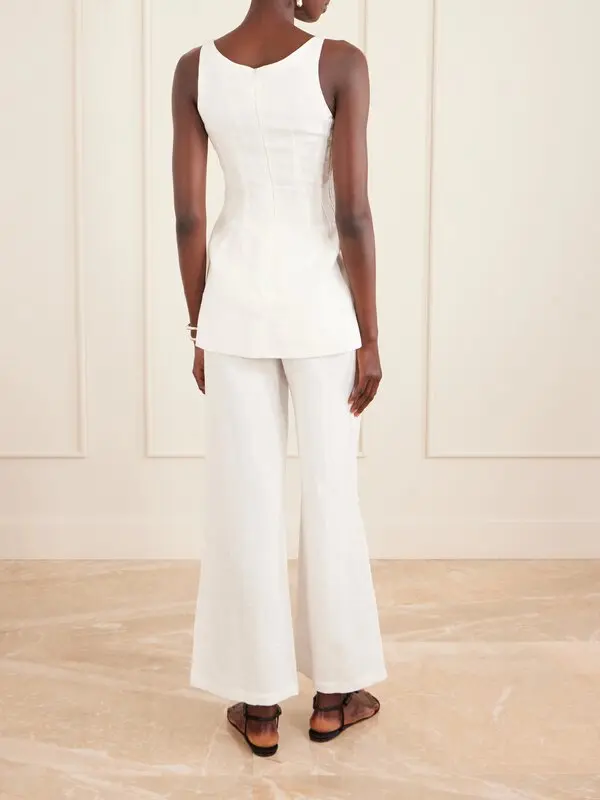 Faithfull The Brand Syna Linen Blouse