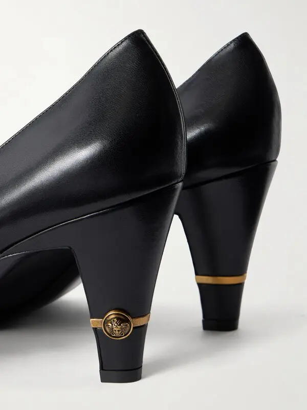 Versace Giulietta Leather Pumps
