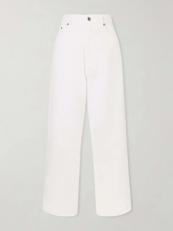 Phoebe Philo Oversized Mid-rise Wide-leg Organic Jeans - Pastel Pink