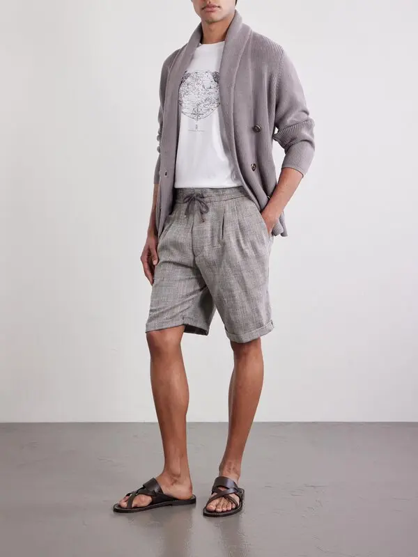 Brunello Cucinelli Logo-print Cotton-jersey T-shirt - White