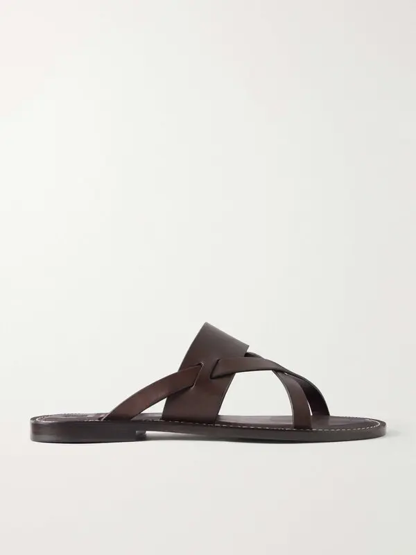 Brunello Cucinelli Leather Sandals - Brown