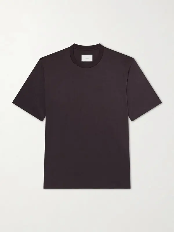 SSSTEIN Suvin Cotton-jersey T-shirt - Brown