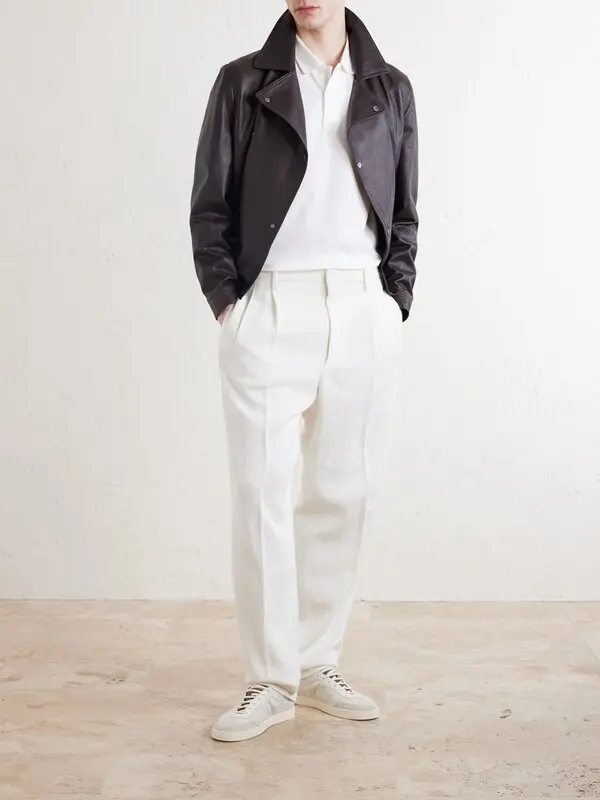 Brunello Cucinelli Logo-embroidered Cotton Polo Shirt