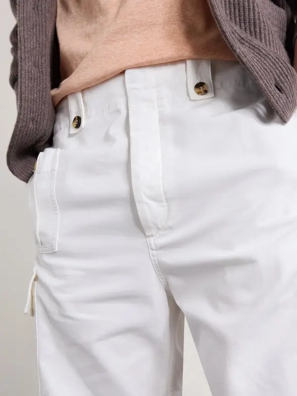 Brunello Cucinelli Straight-leg Cotton-twill Cargo Shorts
