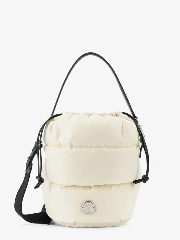 Moncler Caradoc Bucket Bag - White