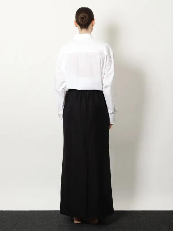 THE ROW Saul Cotton And Silk Long Skirt