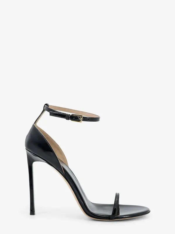 TOM FORD Patent Leather Heeled Sandal - Black