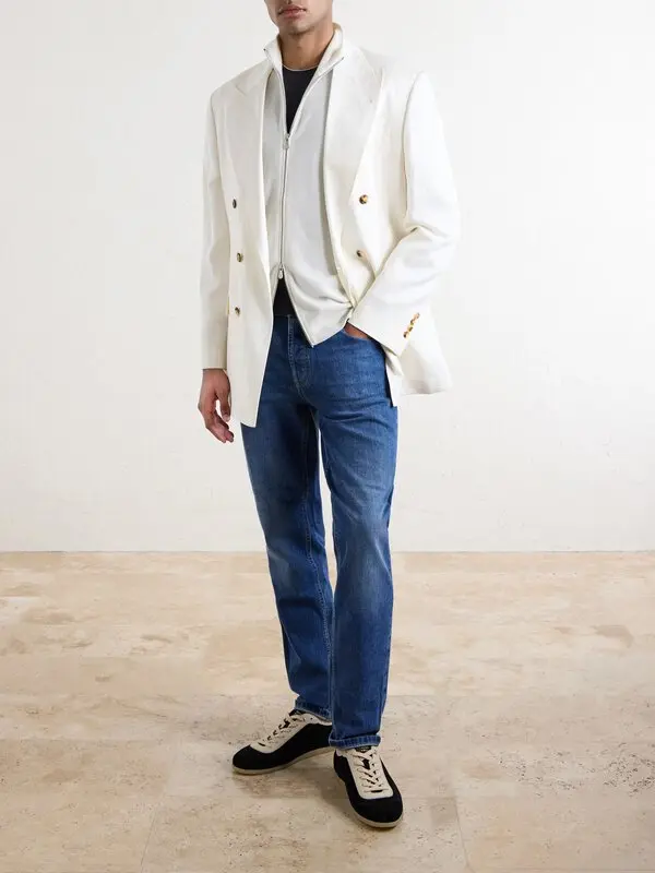 Brunello Cucinelli Cashmere Zip-up Sweater - Neutrals
