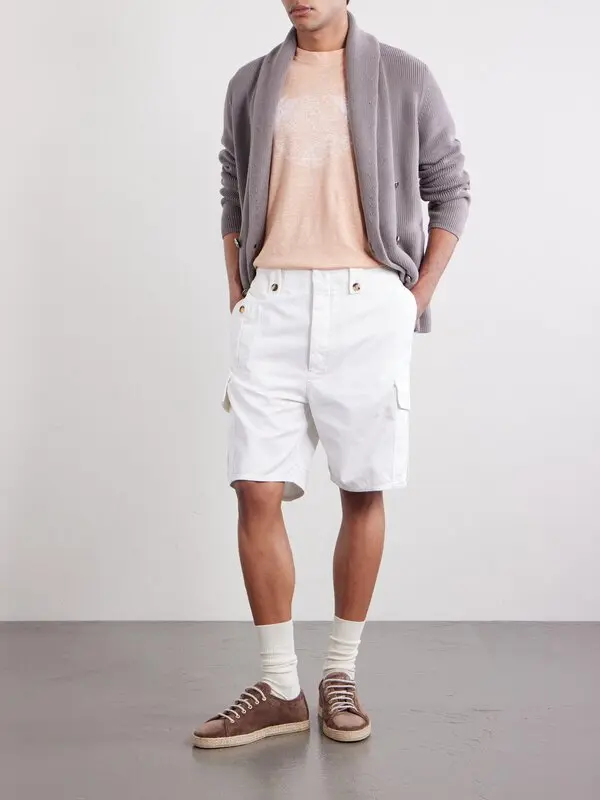 Brunello Cucinelli Logo-print Cotton-jersey T-shirt