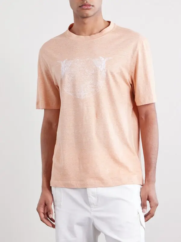 Brunello Cucinelli Logo-print Cotton-jersey T-shirt
