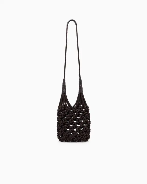Giorgio Armani Knotted Cord Cross Body Bag