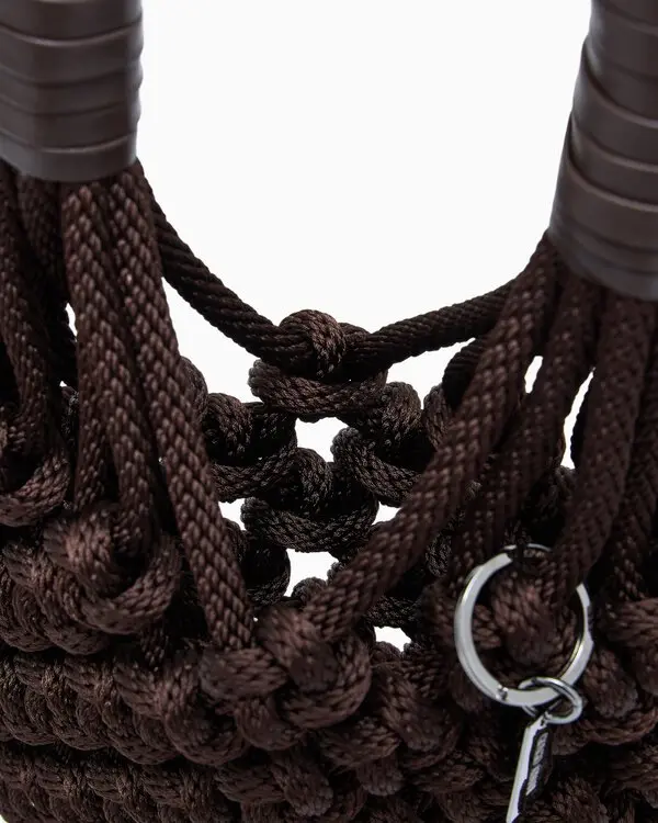 Giorgio Armani Knotted Cord Cross Body Bag