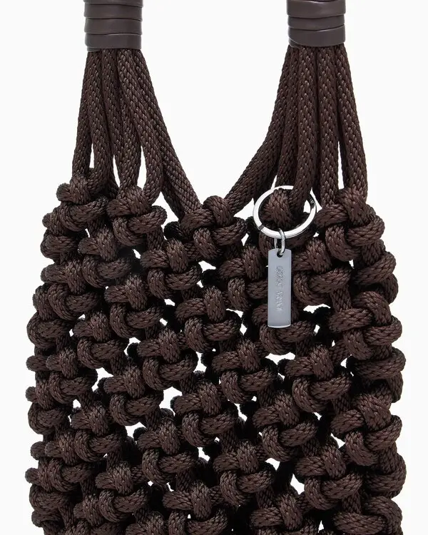 Giorgio Armani Knotted Cord Cross Body Bag