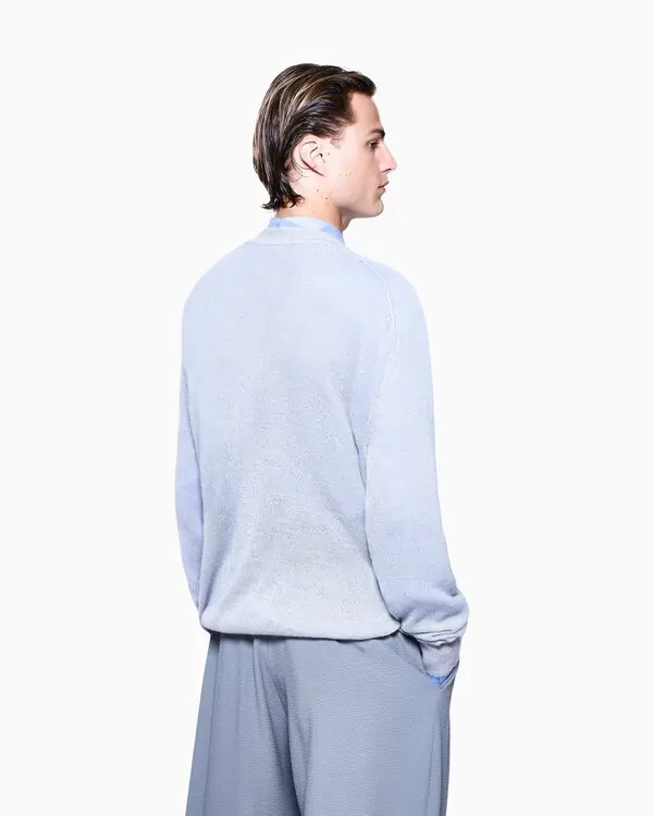 Giorgio Armani Cashmere And Mohair Jumper - Grey