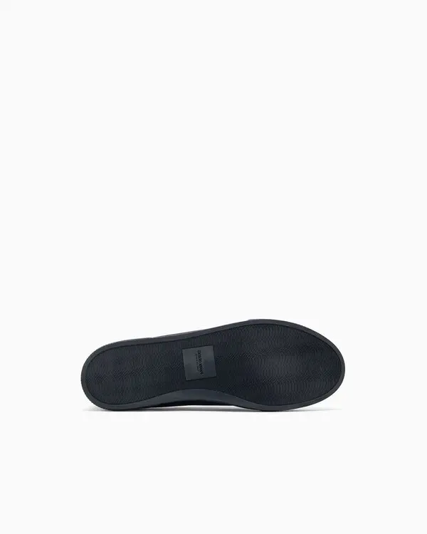 Giorgio Armani Leather Slip-ons