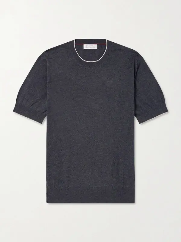 Brunello Cucinelli Cotton T-shirt - Black