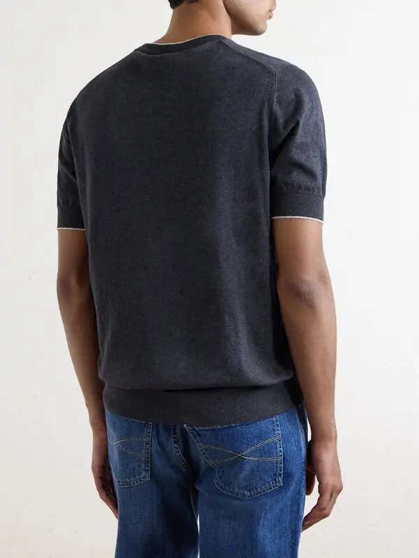 Brunello Cucinelli Cotton T-shirt - Black