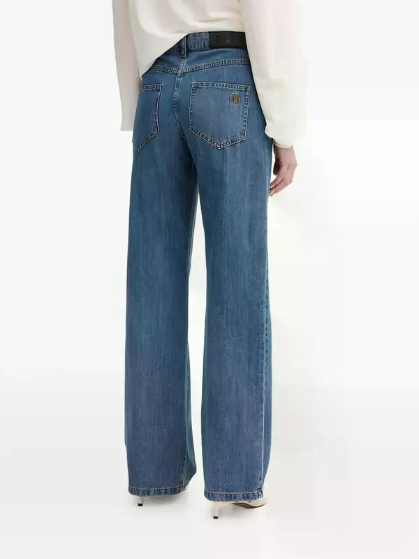 SILVIAN HEACH Wide Leg Jeans