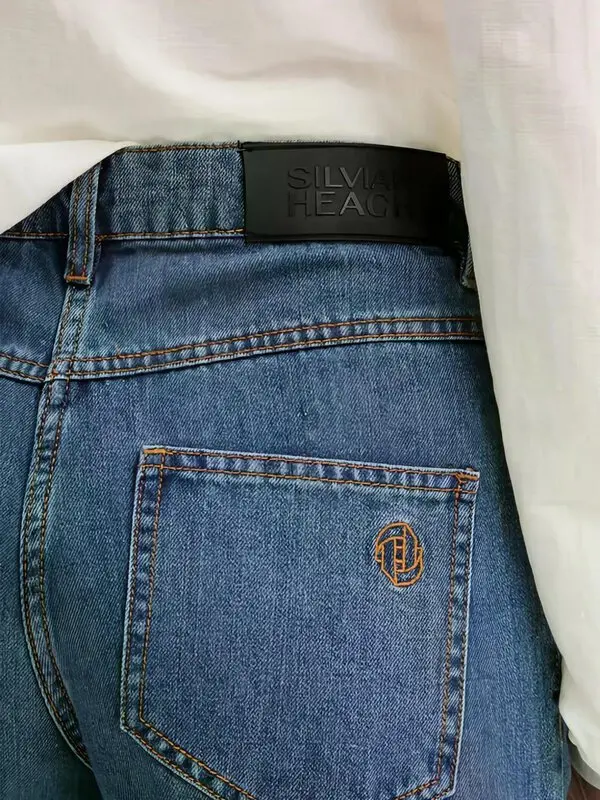 SILVIAN HEACH Wide Leg Jeans