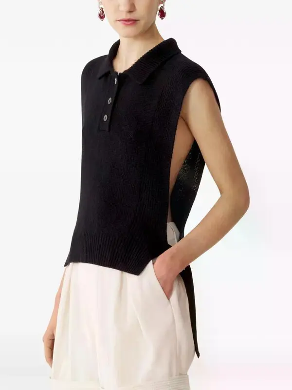 LANVIN Buckle Detail Vest