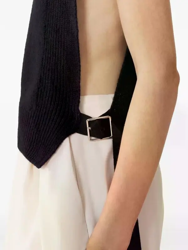 LANVIN Buckle Detail Vest