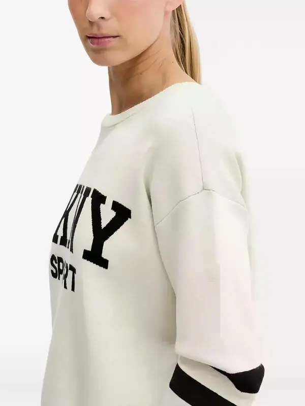 Dkny Striped Knit Top