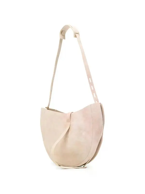 MINOBOSSI Liz Suede Shoulder Bag - Neutrals