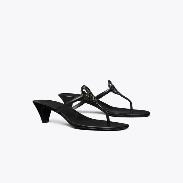 Tory Burch Miller Capri Kitten Heel - Perfect Black/perfect Black