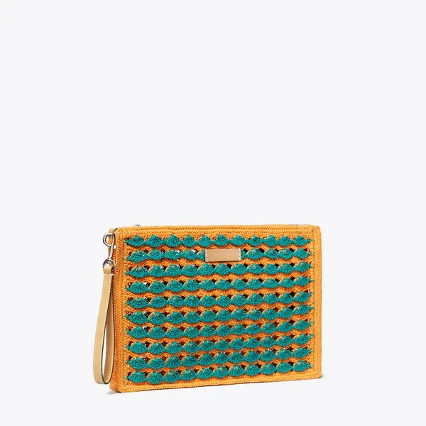 Tory Burch Hand-crocheted Pouch - Multi