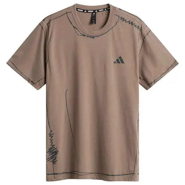 Adidas X Song For The Mute Running T-shirt - Trace Brown