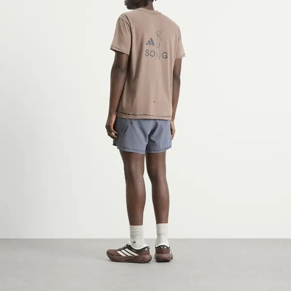 Adidas X Song For The Mute Running T-shirt - Trace Brown