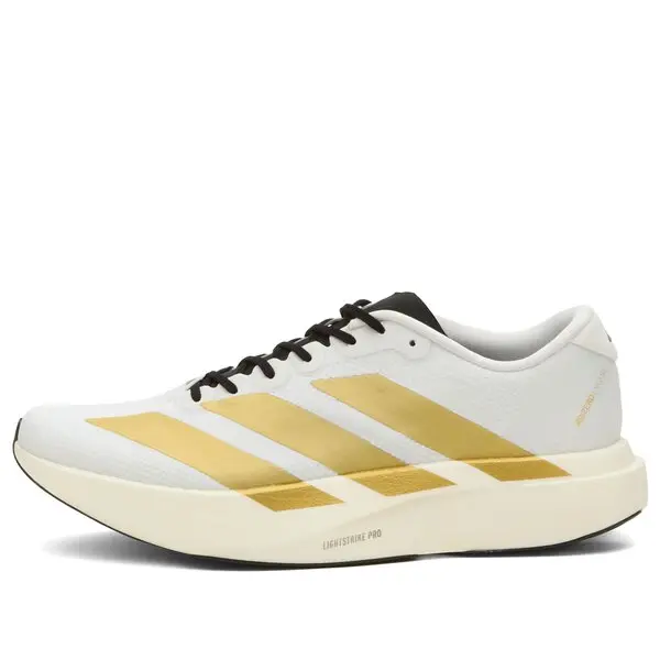 ADIDAS RUNNING Adidas Adizero Adios Evo Sl Woven Sneaker - Ftwr White/matte Gold/core Black