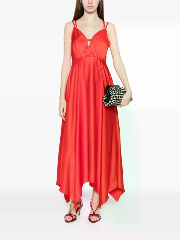 Sandro Cut-out Strap Maxi Dress