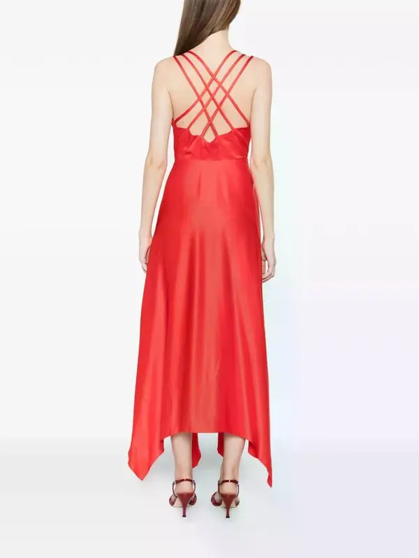 Sandro Cut-out Strap Maxi Dress