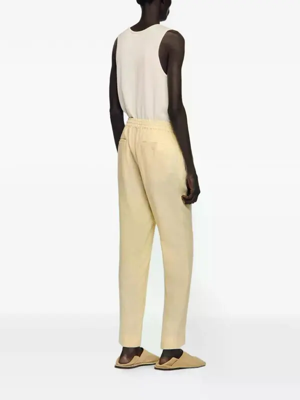 Sandro Elasticated Linen Trousers - Neutrals