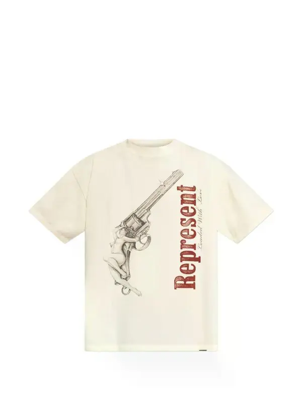 REPRESENT Print T-shirt - Neutrals