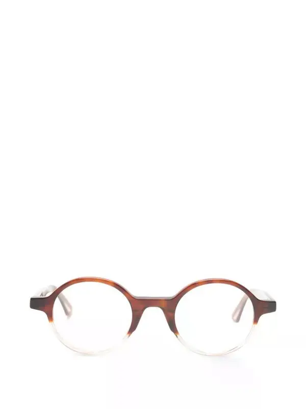 GIGI STUDIOS Auren Round-frame Glasses - Brown