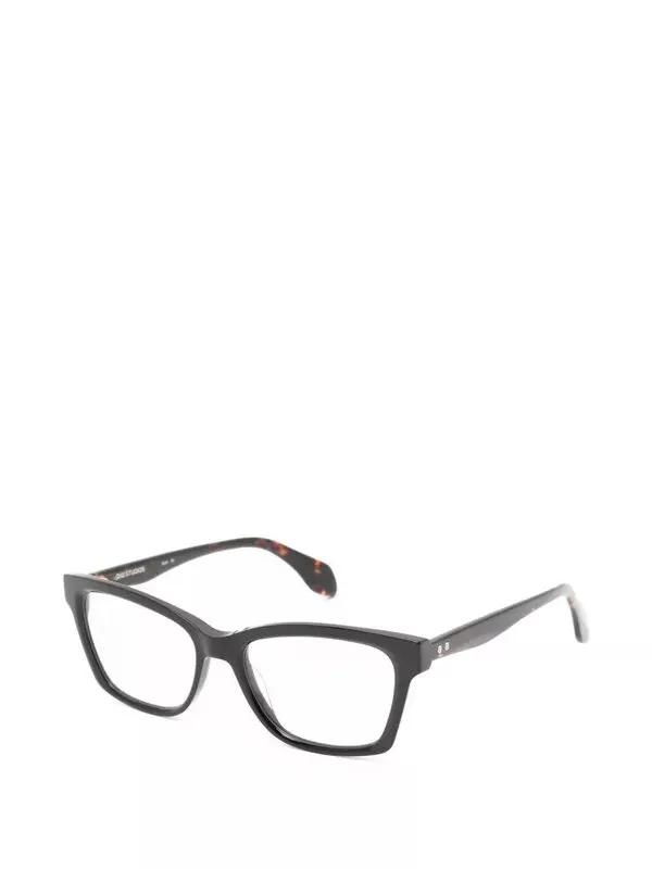 GIGI STUDIOS Adelyn Square-frame Eyeglasses - Black