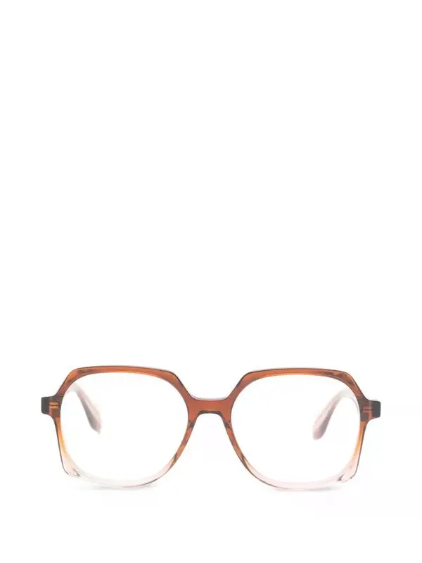GIGI STUDIOS Revive 41 Geometric-frame Eyeglasses - Brown