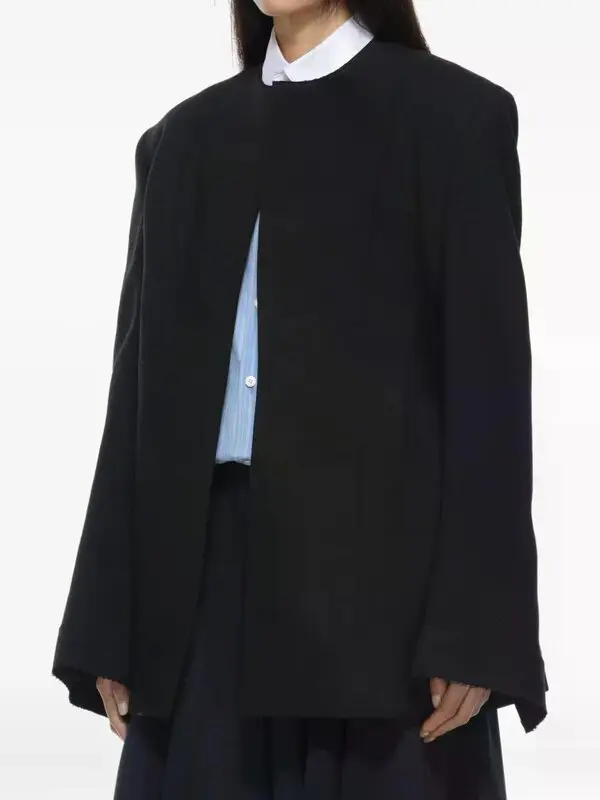 Carven Asymmetric Open Blazer