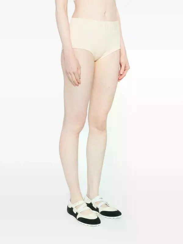 Plan C Ribbed-waist Short
