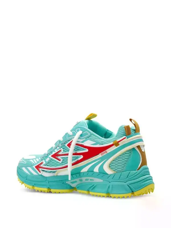 Off-White Lace-up Sneakers - Blue