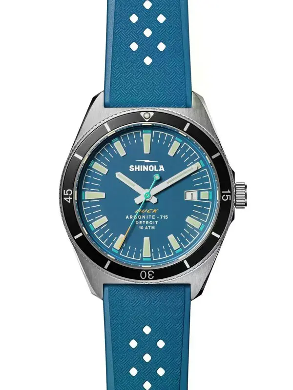 Shinola Automatic Diver Watch With Rotating Bezel
