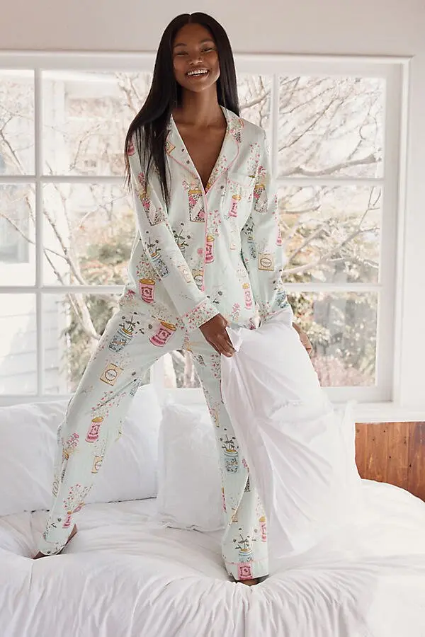 BEDHEAD PAJAMAS X Flower Can Pajama Set - Flower Cans