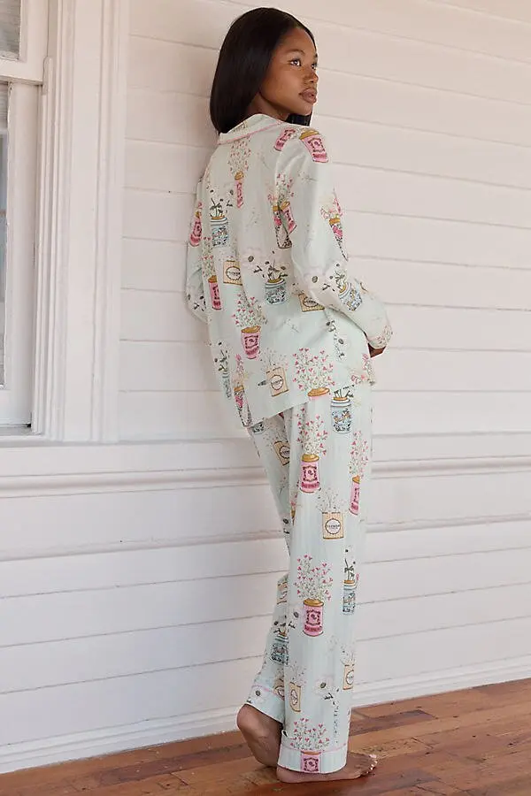 BEDHEAD PAJAMAS X Flower Can Pajama Set - Flower Cans
