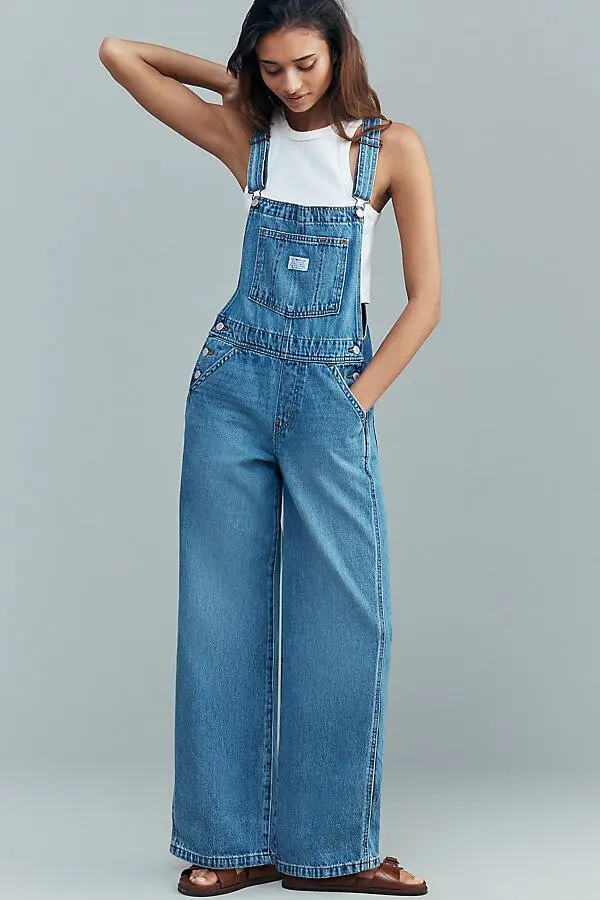 LEVI'S Full-length Baggy Denim Overalls - Not The Same