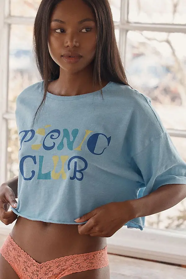 LYREBIRD Graphic Crop Tee