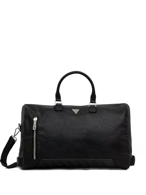 Guess Textured Duffle Bag - Black