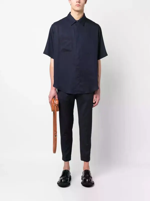 424 Logo-embroidered Short-sleeve Shirt