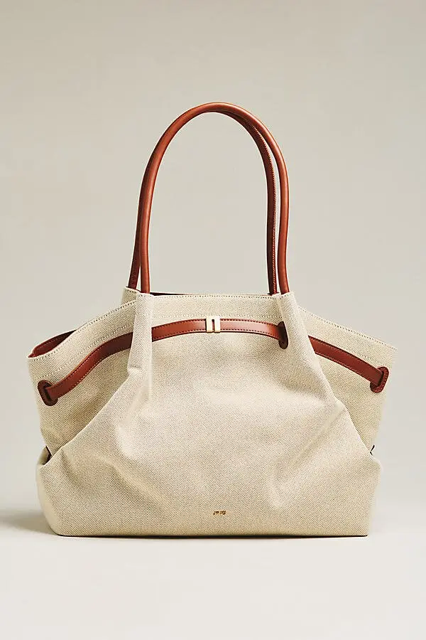 Jw Pei Hana Large Tote Bag - Brown Canvas